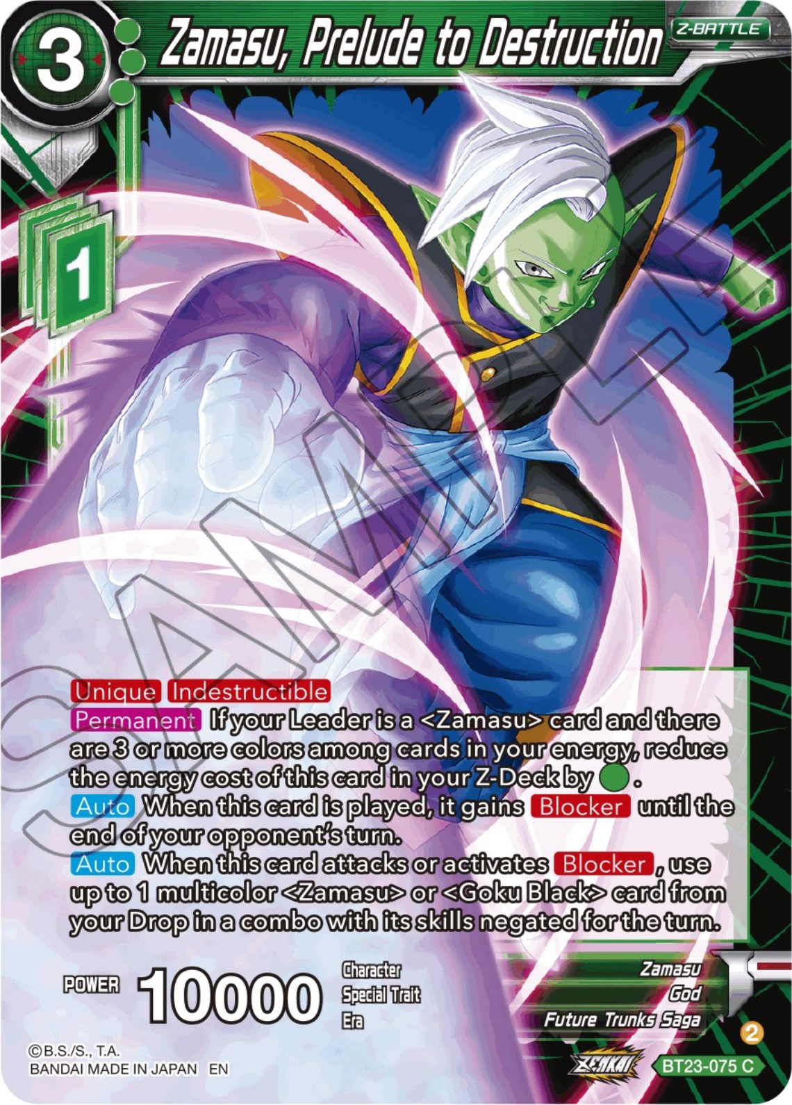 Zamasu, Prelude to Destruction - Perfect Combination - Dragon Ball ...