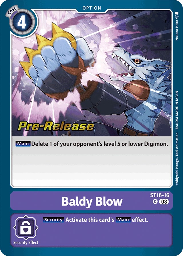 Baldy Blow - Starter Deck 16: Wolf of Friendship Pre-Release Cards ...