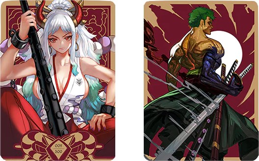 Metal The Pirate Hunter and Oni Princess Dual-Sided Field Center Token ...