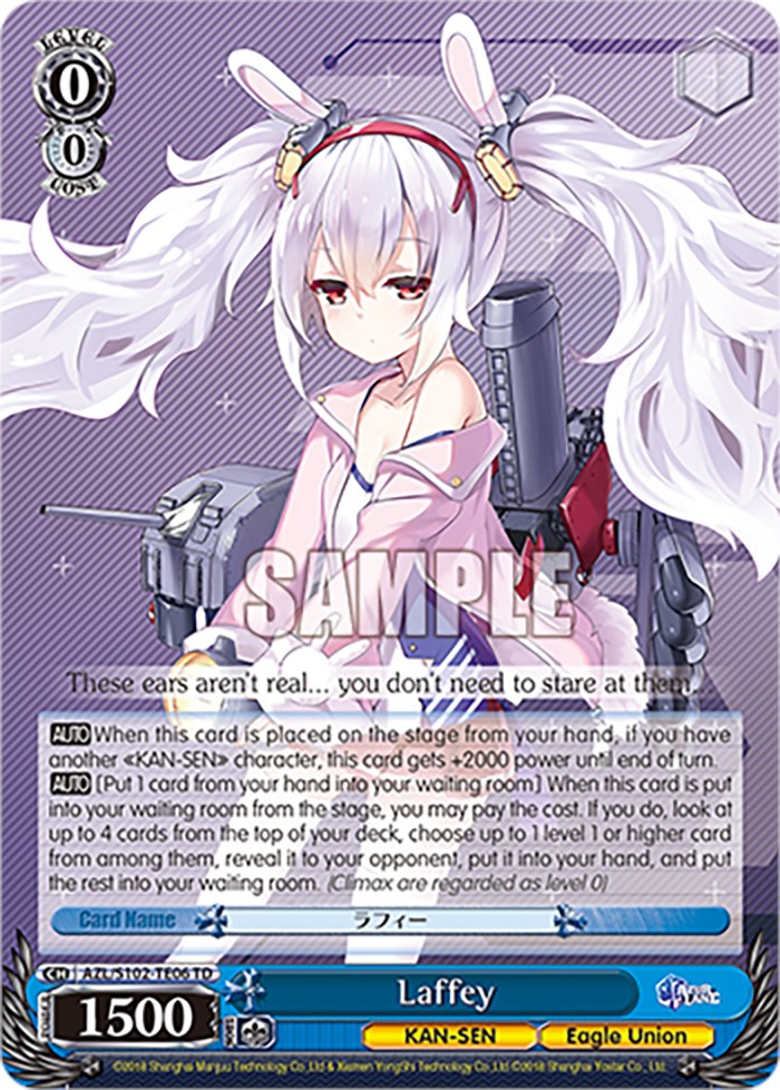 Laffey - Azur Lane - Weiss Schwarz