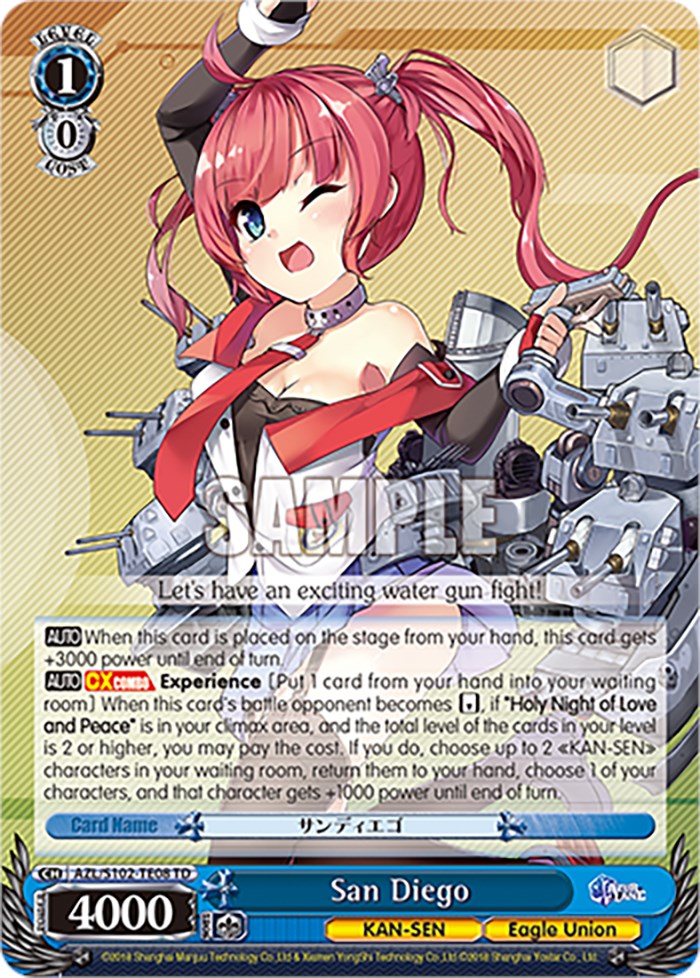 San Diego - Azur Lane - Weiss Schwarz