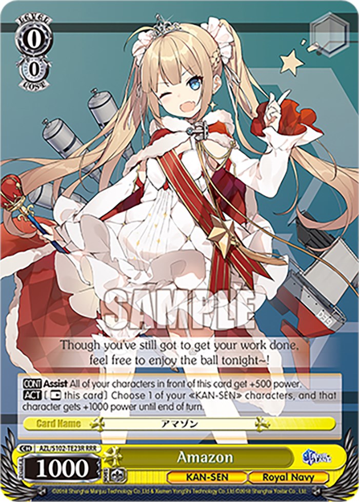 Amazon (RRR) - Azur Lane - Weiss Schwarz