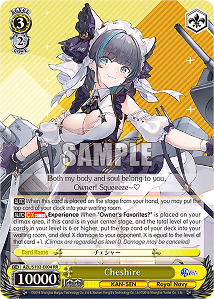 Cheshire - Azur Lane - Weiss Schwarz