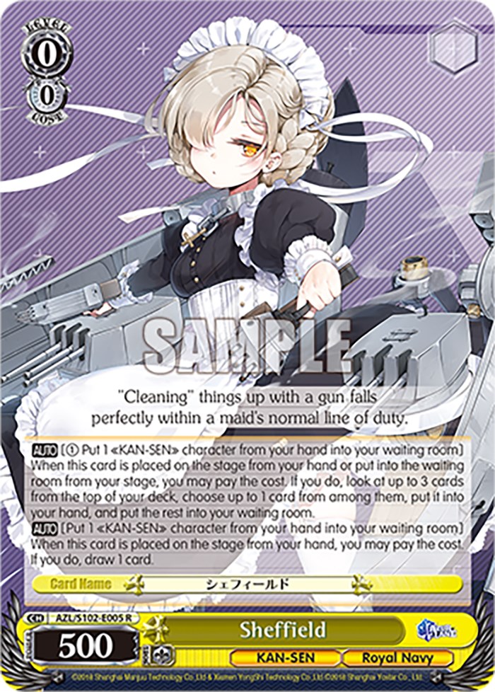 Sheffield - Azur Lane - Weiss Schwarz
