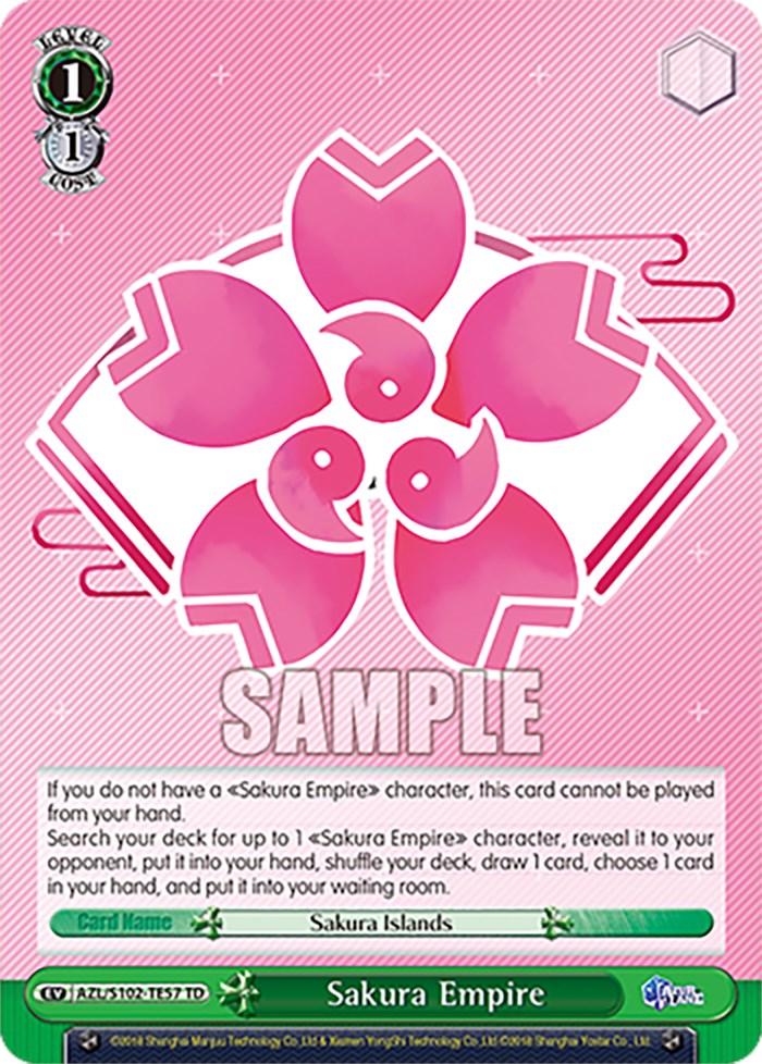 Sakura Empire - Azur Lane - Weiss Schwarz