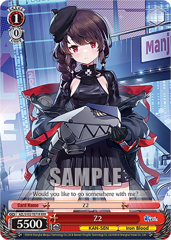 Z2 (RRR) - Azur Lane - Weiss Schwarz
