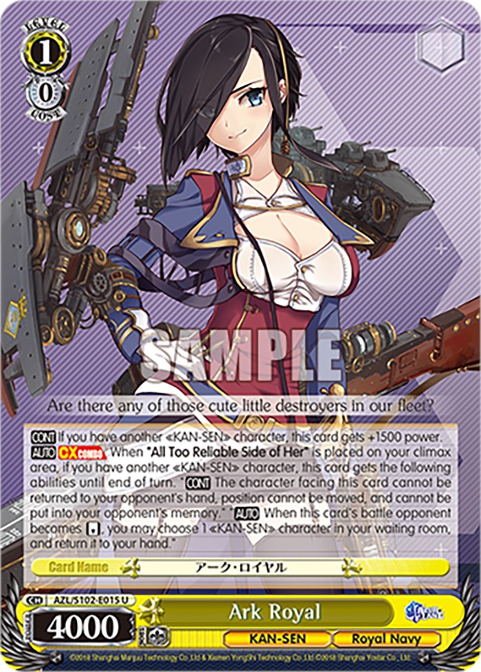 Ark Royal - Azur Lane - Weiss Schwarz