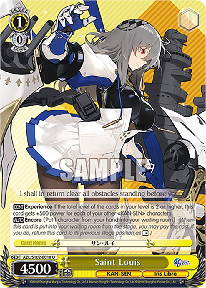 Saint Louis - Azur Lane - Weiss Schwarz