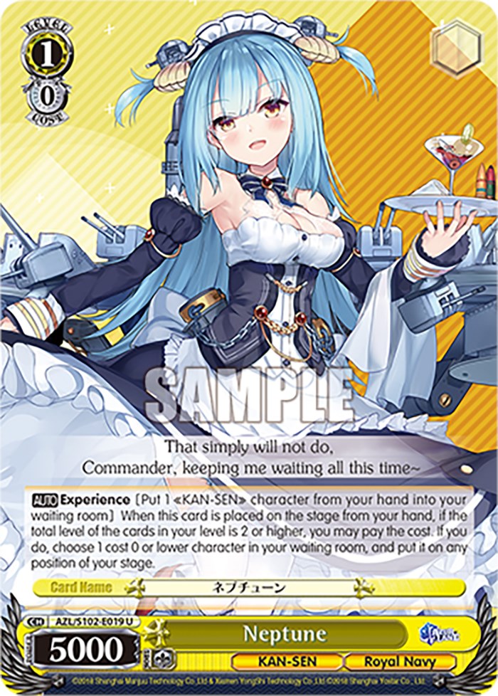 Neptune - Azur Lane - Weiss Schwarz