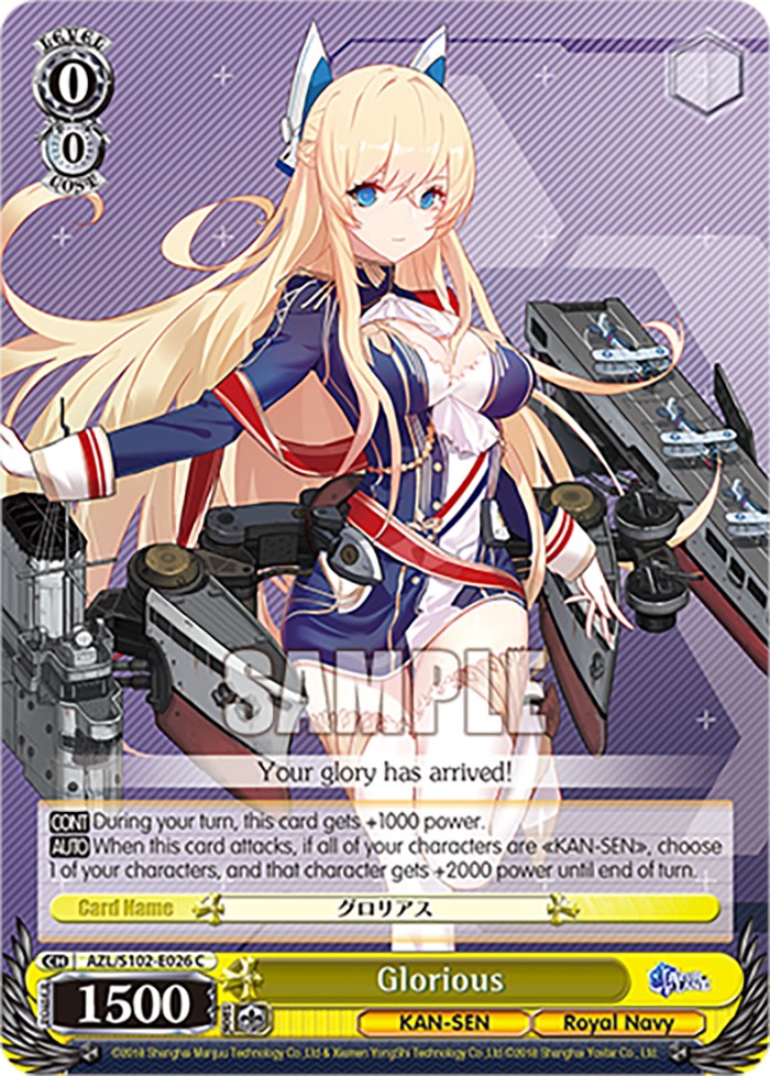 Glorious - Azur Lane - Weiss Schwarz