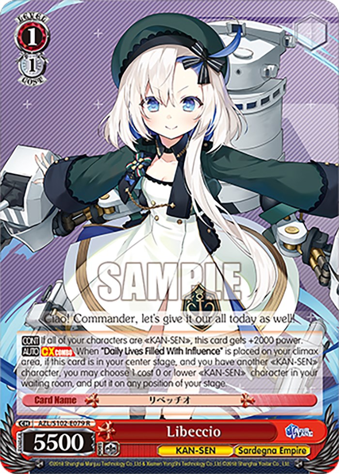 Libeccio - Azur Lane - Weiss Schwarz
