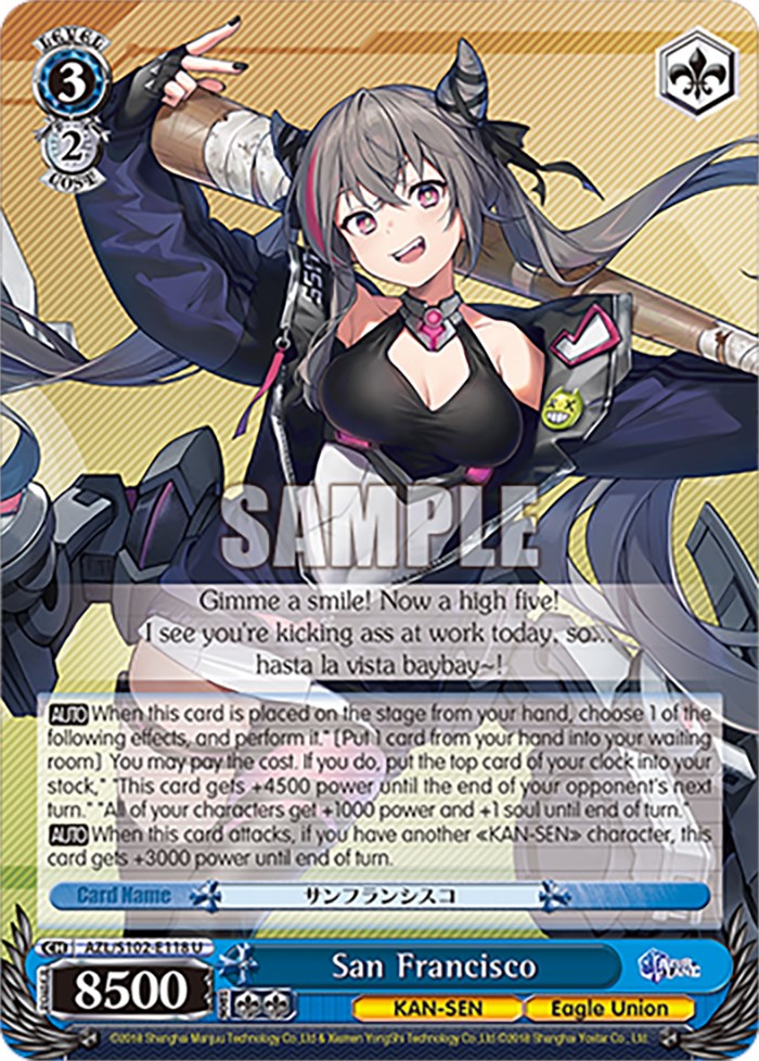 San Francisco - Azur Lane - Weiss Schwarz