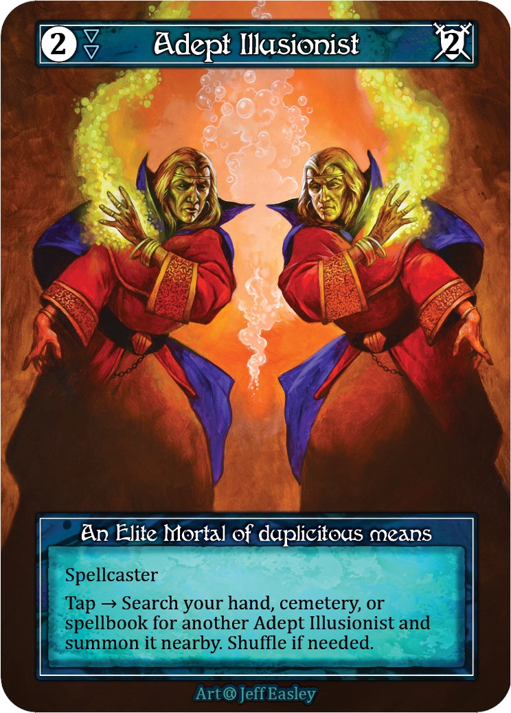 Adept Illusionist (Foil) - Alpha - Sorcery: Contested Realm
