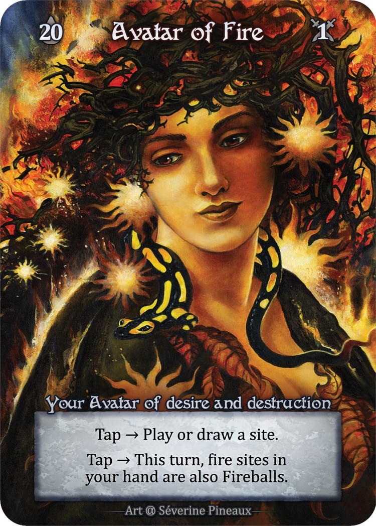 Avatar of Fire (Preconstructed Deck) - Alpha - Sorcery: Contested Realm