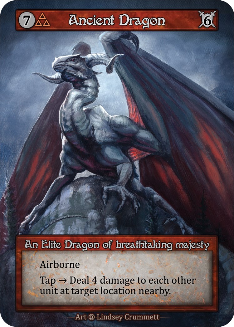 Ancient Dragon (Preconstructed Deck) - Alpha - Sorcery: Contested Realm