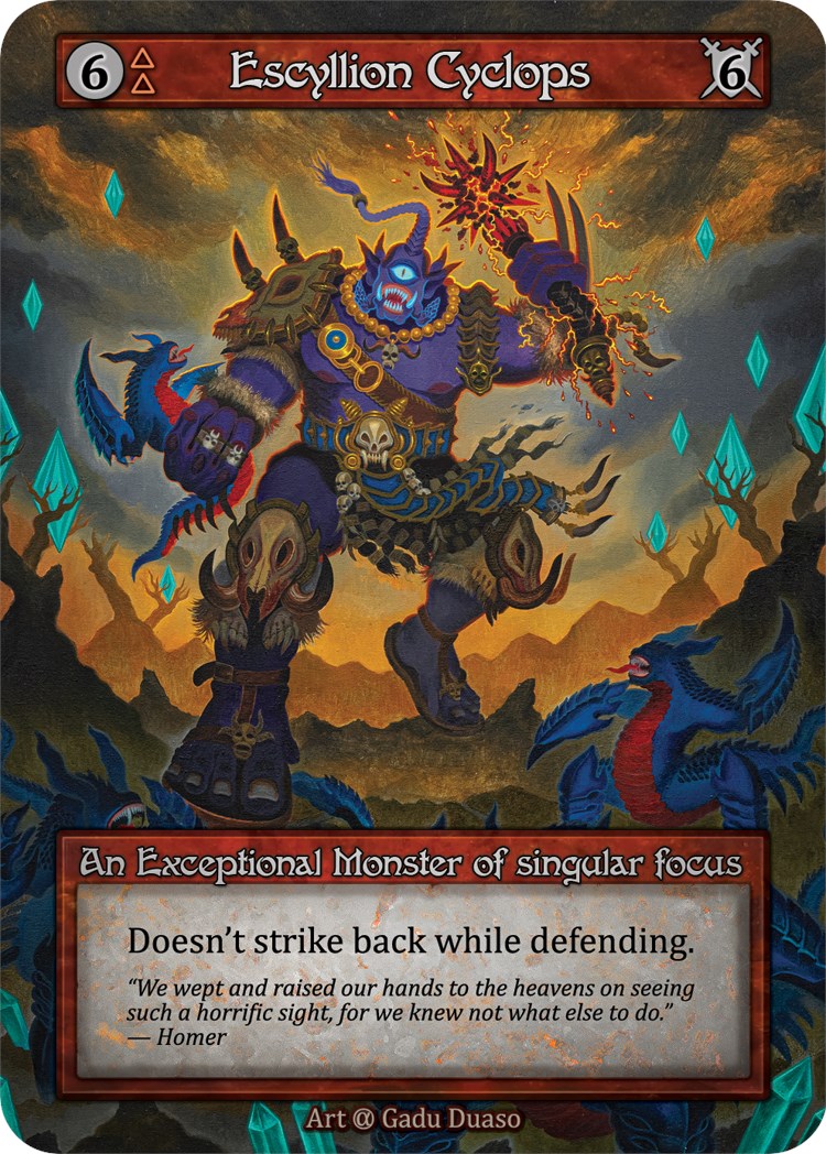 Escyllion Cyclops - Alpha - Sorcery: Contested Realm