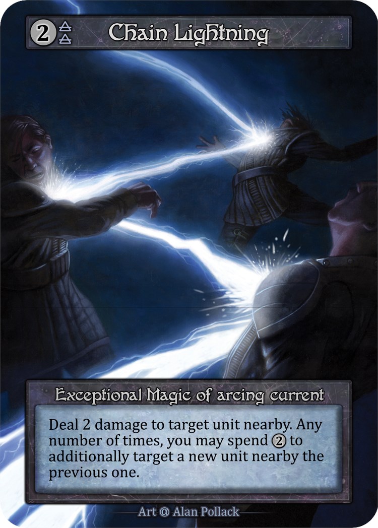 Chain Lightning (Preconstructed Deck) - Alpha - Sorcery: Contested Realm