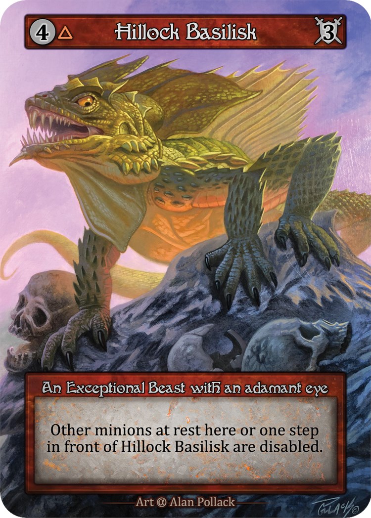 Hillock Basilisk (Preconstructed Deck) - Alpha - Sorcery: Contested Realm