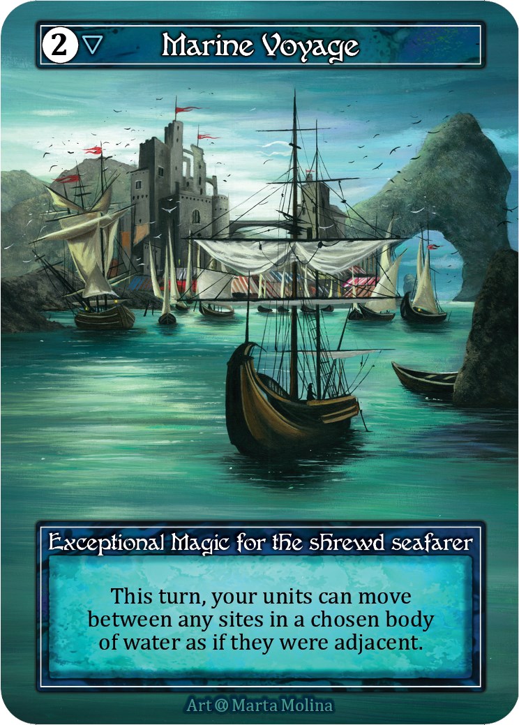 Marine Voyage (Foil) - Alpha - Sorcery: Contested Realm