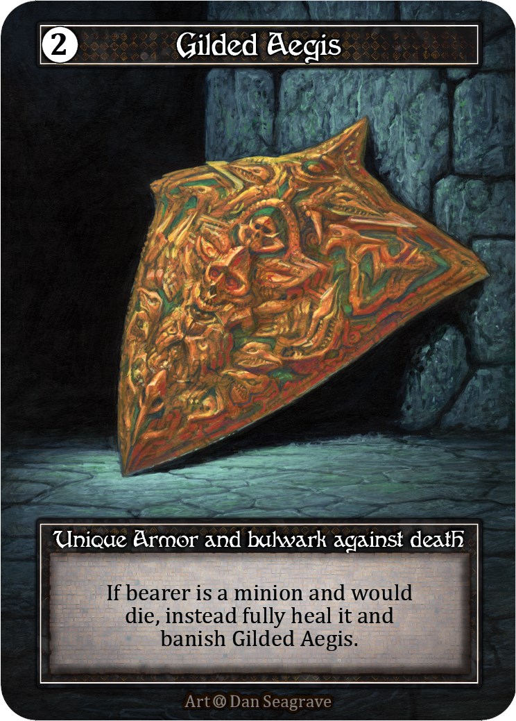 Gilded Aegis (Foil) - Alpha - Sorcery: Contested Realm