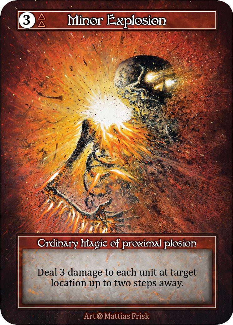 Minor Explosion (Foil) - Alpha - Sorcery: Contested Realm