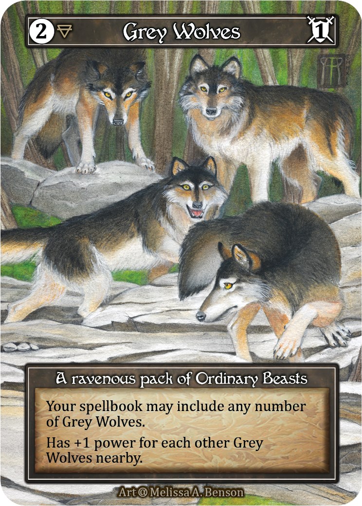 Grey Wolves (Foil) - Alpha - Sorcery: Contested Realm
