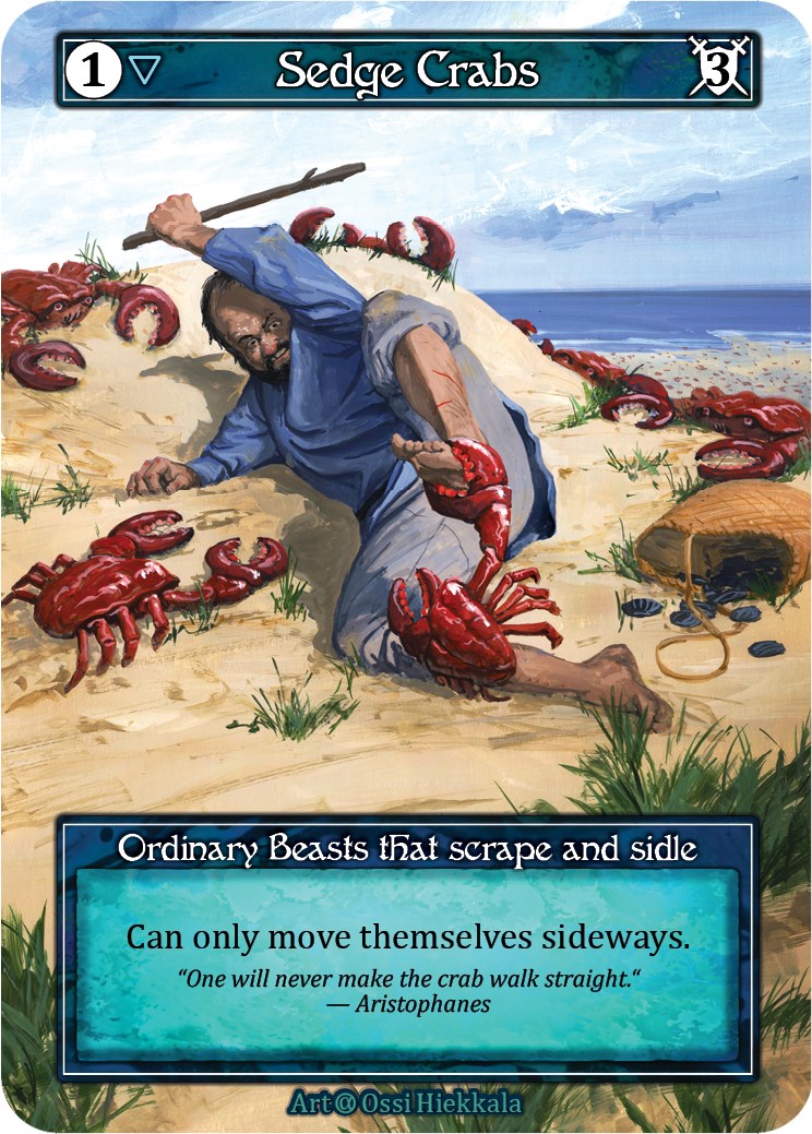 Sedge Crabs (Foil) - Alpha - Sorcery: Contested Realm