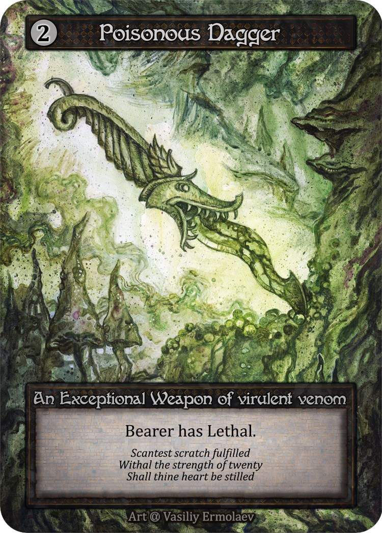 Poisonous Dagger - Alpha - Sorcery: Contested Realm