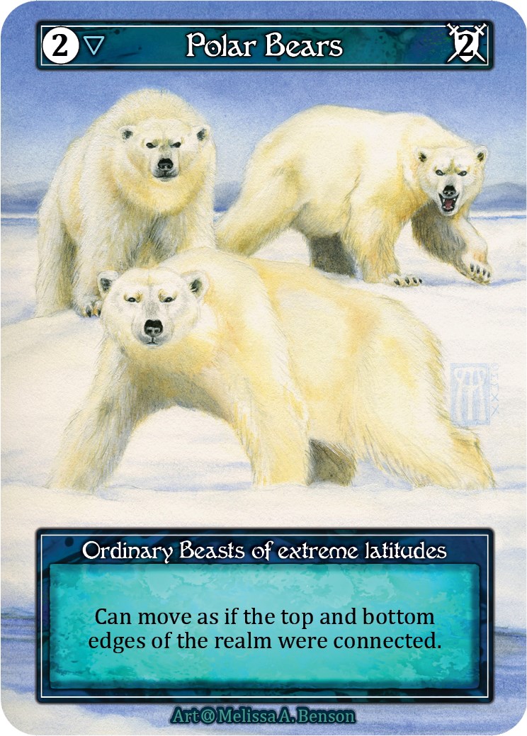 Polar Bears (Foil) - Alpha - Sorcery: Contested Realm