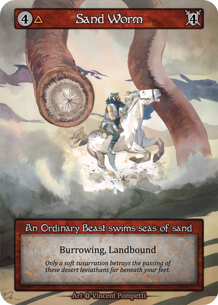 Sand Worm (Preconstructed Deck) - Alpha - Sorcery: Contested Realm