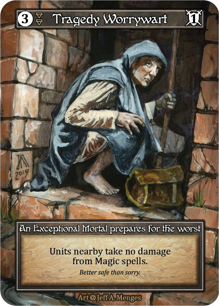 Tragedy Worrywart (Foil) - Alpha - Sorcery: Contested Realm