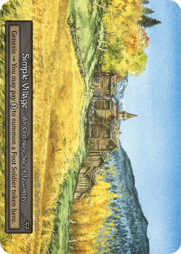 Simple Village (Preconstructed Deck) - Alpha - Sorcery: Contested Realm