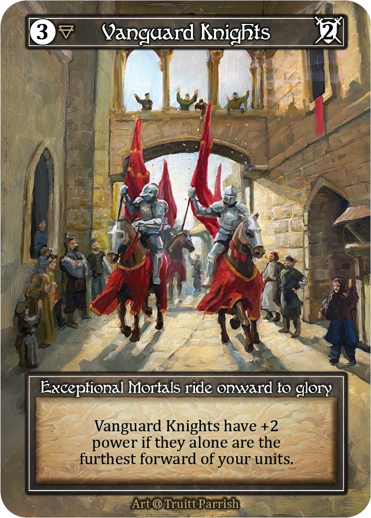 Vanguard Knights (Foil) - Alpha - Sorcery: Contested Realm