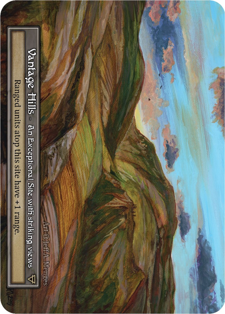 Vantage Hills (Foil) - Alpha - Sorcery: Contested Realm