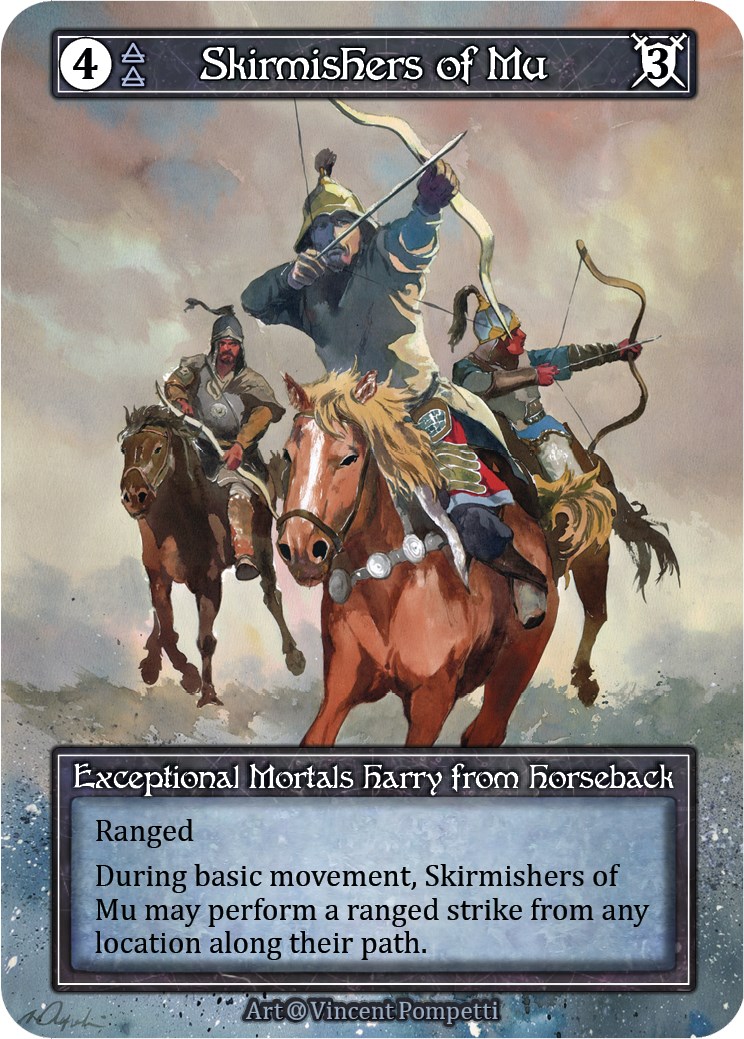 Skirmishers of Mu (Foil) - Alpha - Sorcery: Contested Realm