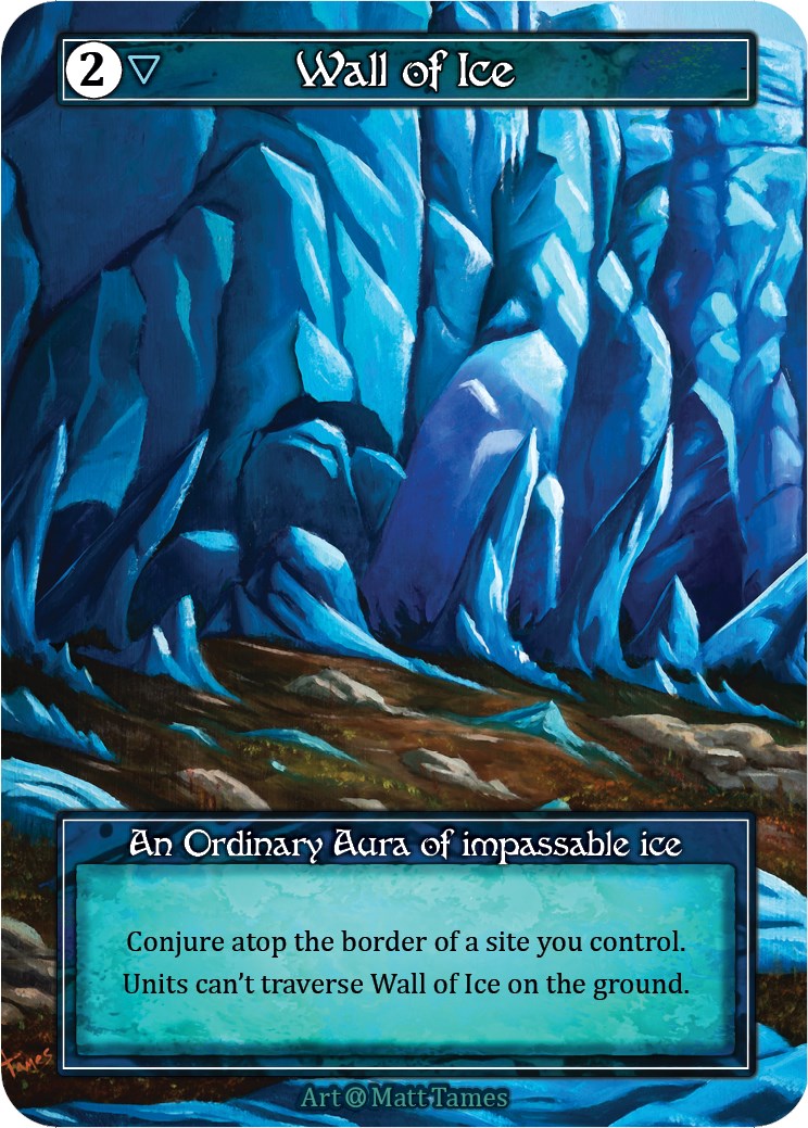 Wall of Ice (Foil) - Alpha - Sorcery: Contested Realm