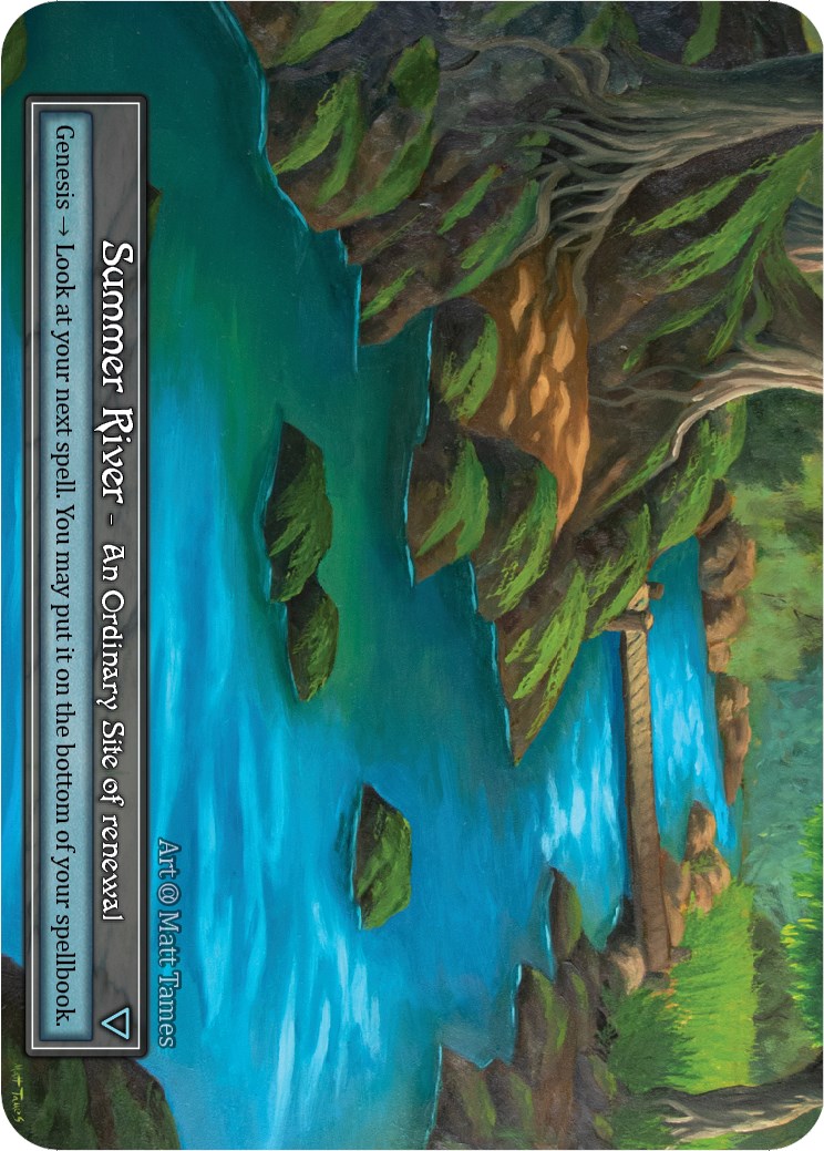 Summer River (Foil) - Alpha - Sorcery: Contested Realm
