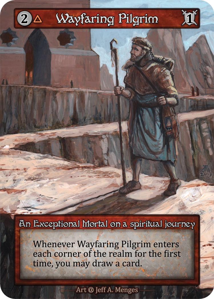 Wayfaring Pilgrim (Preconstructed Deck) - Alpha - Sorcery: Contested Realm