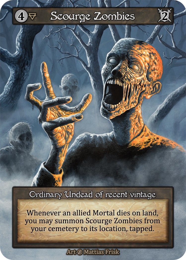 Scourge Zombies - Beta - Sorcery: Contested Realm