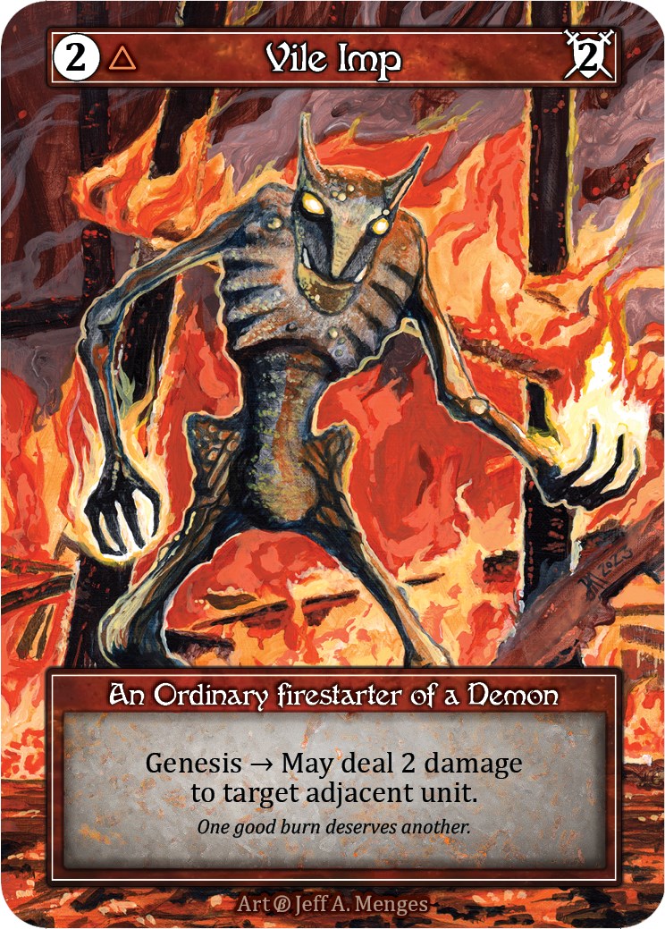 Vile Imp (Foil) - Beta - Sorcery: Contested Realm