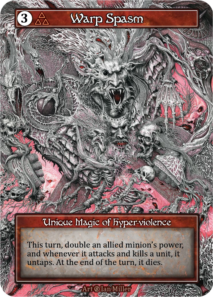 Warp Spasm (Foil) - Beta - Sorcery: Contested Realm