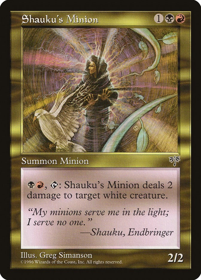 Shauku's Minion - Mirage - Magic: The Gathering