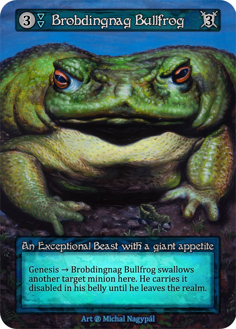 Brobdingnag Bullfrog - Beta - Sorcery: Contested Realm
