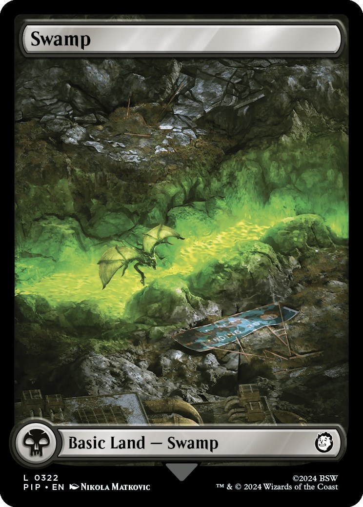 Swamp (0322) - Universes Beyond: Fallout - Magic: The Gathering