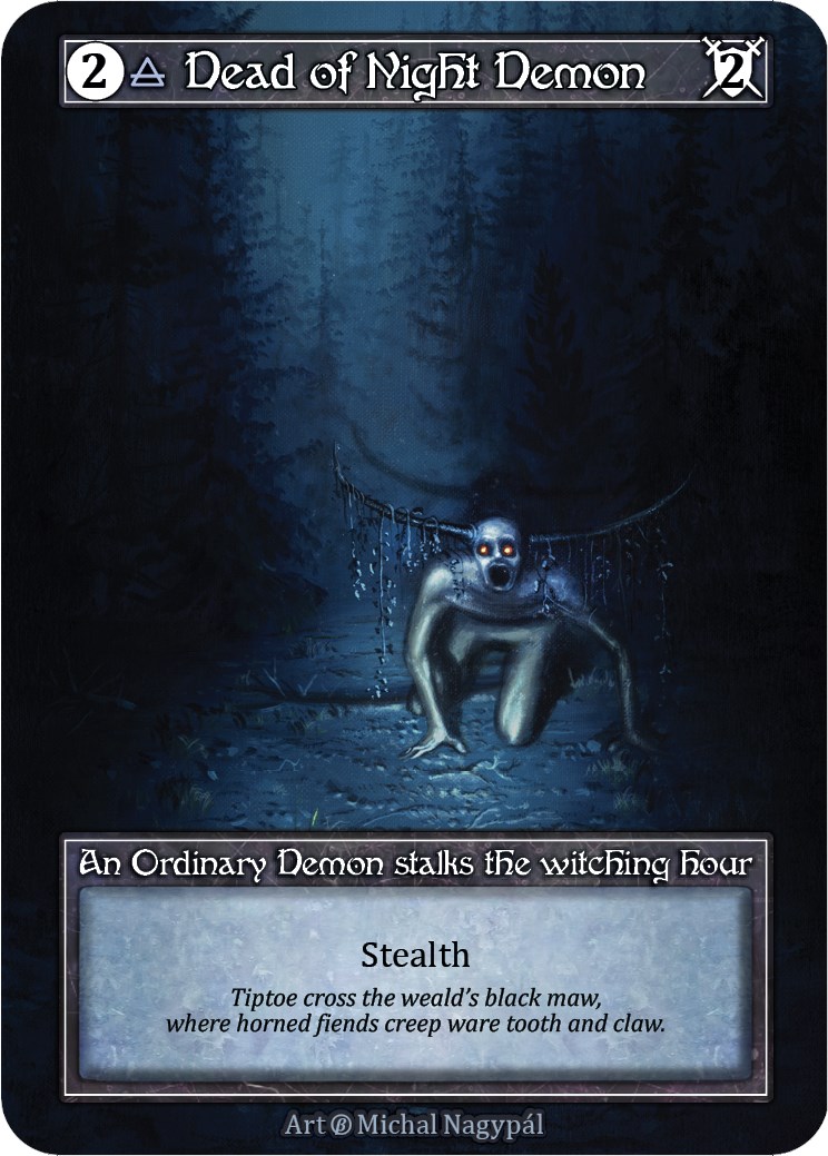 Dead of Night Demon (Foil) - Beta - Sorcery: Contested Realm