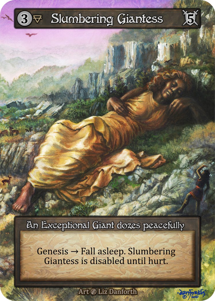 Slumbering Giantess - Beta - Sorcery: Contested Realm