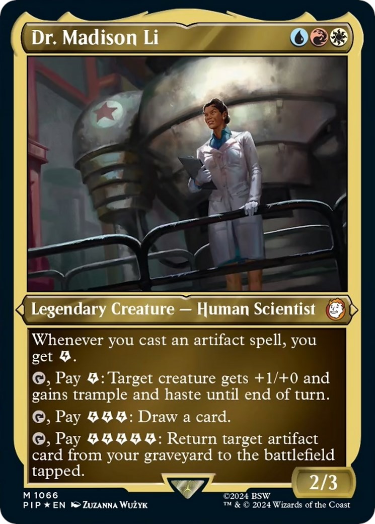 Dr. Madison Li (Display Commander) - Thick Stock - Universes Beyond ...