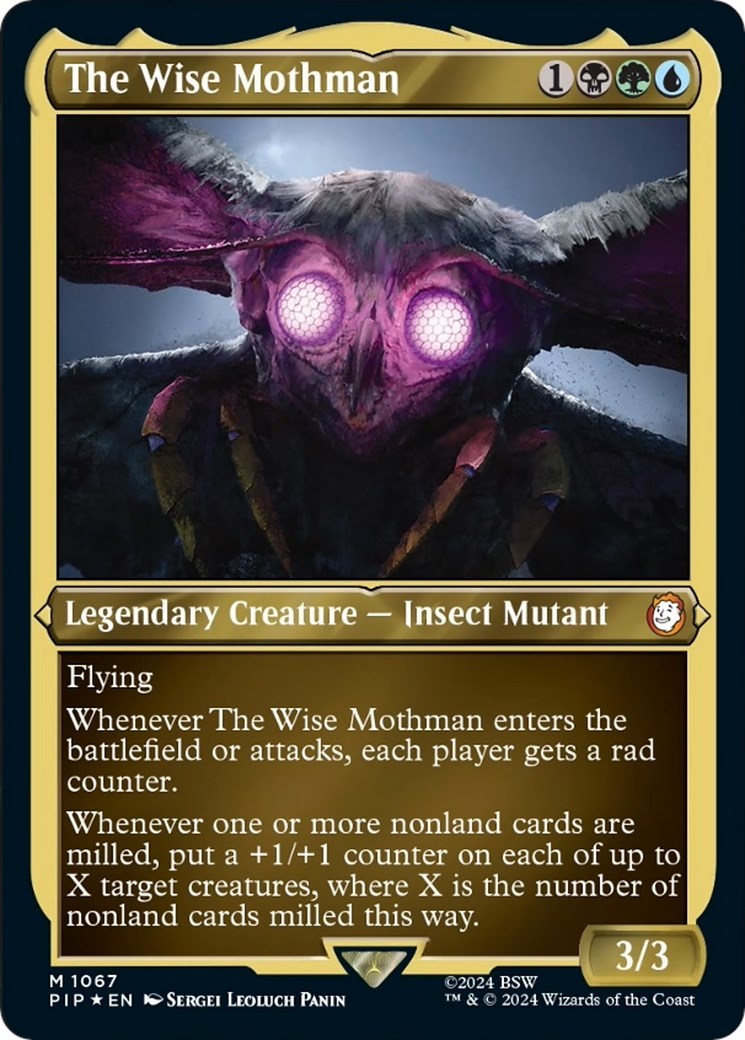 The Wise Mothman (Display Commander) - Thick Stock - Universes Beyond ...