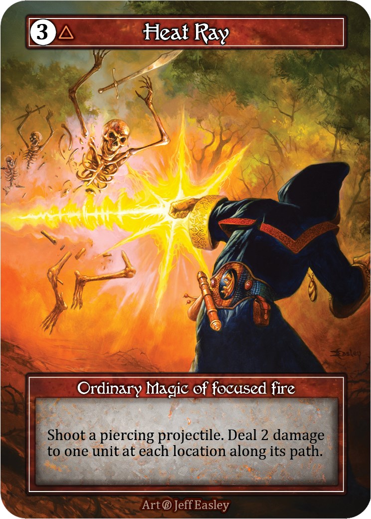 Heat Ray (Foil) - Beta - Sorcery: Contested Realm