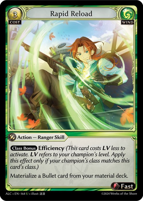 Rapid Reload - Alchemical Revolution - Grand Archive TCG